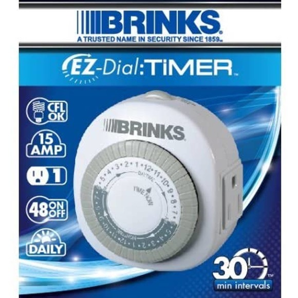 Brinks | Other | Brinks Home Security Wall Switch Timer 4205 Light Outlet Home Protect Analog ...